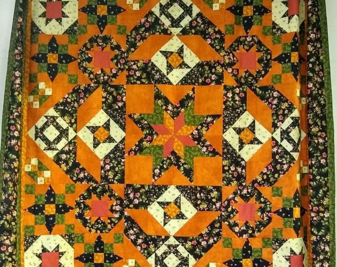 SEASON'S ABUNDANCE KING Quilt Kit, 'A Fruitful Life' Fabric Collection ...