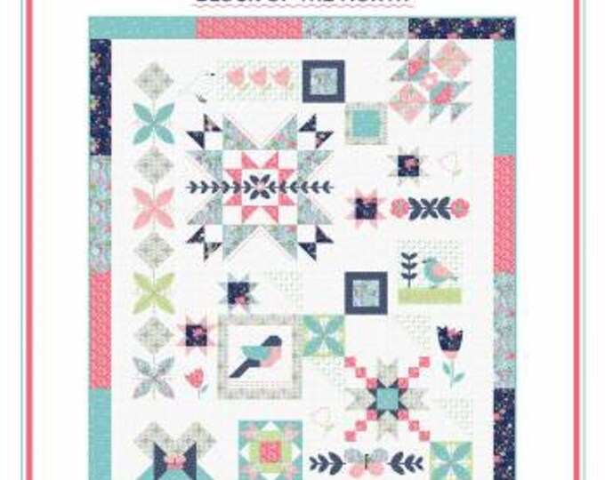 HELLO SPRING QUILT Kit, Queen Quilt Kit, 3 Wishes Fabric, Piecing ...