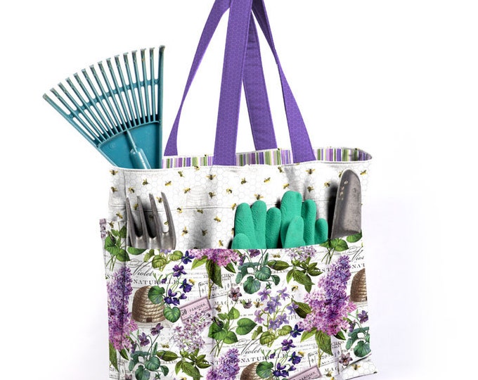 CHELSEA VERSATILE TOTE Bag Kit, Quilt Kit, Beehives & Flowers ...
