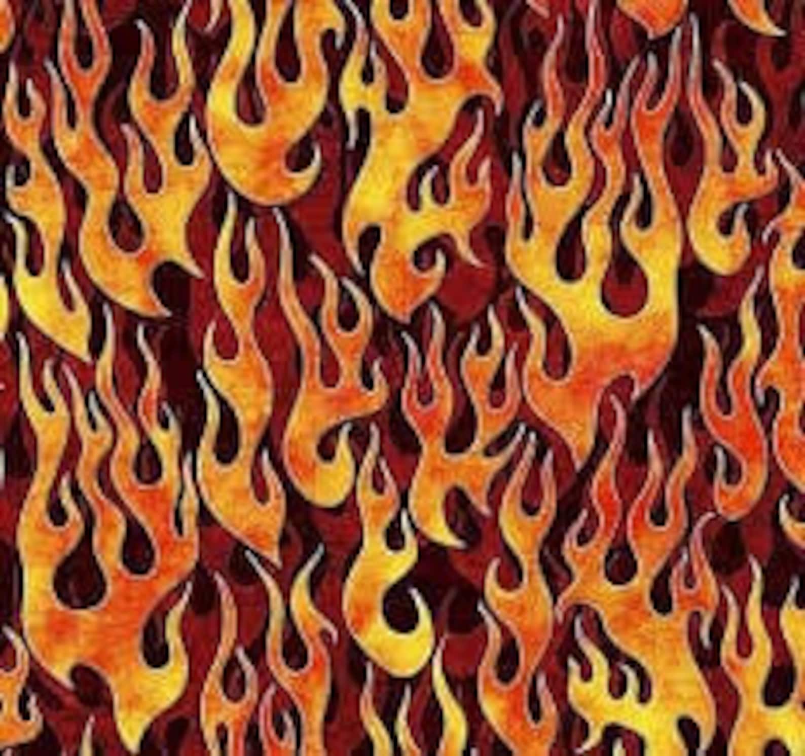 1649-26296-R 5 ALARM FLAMES Quilt Fabric Quilting Treasures - Etsy
