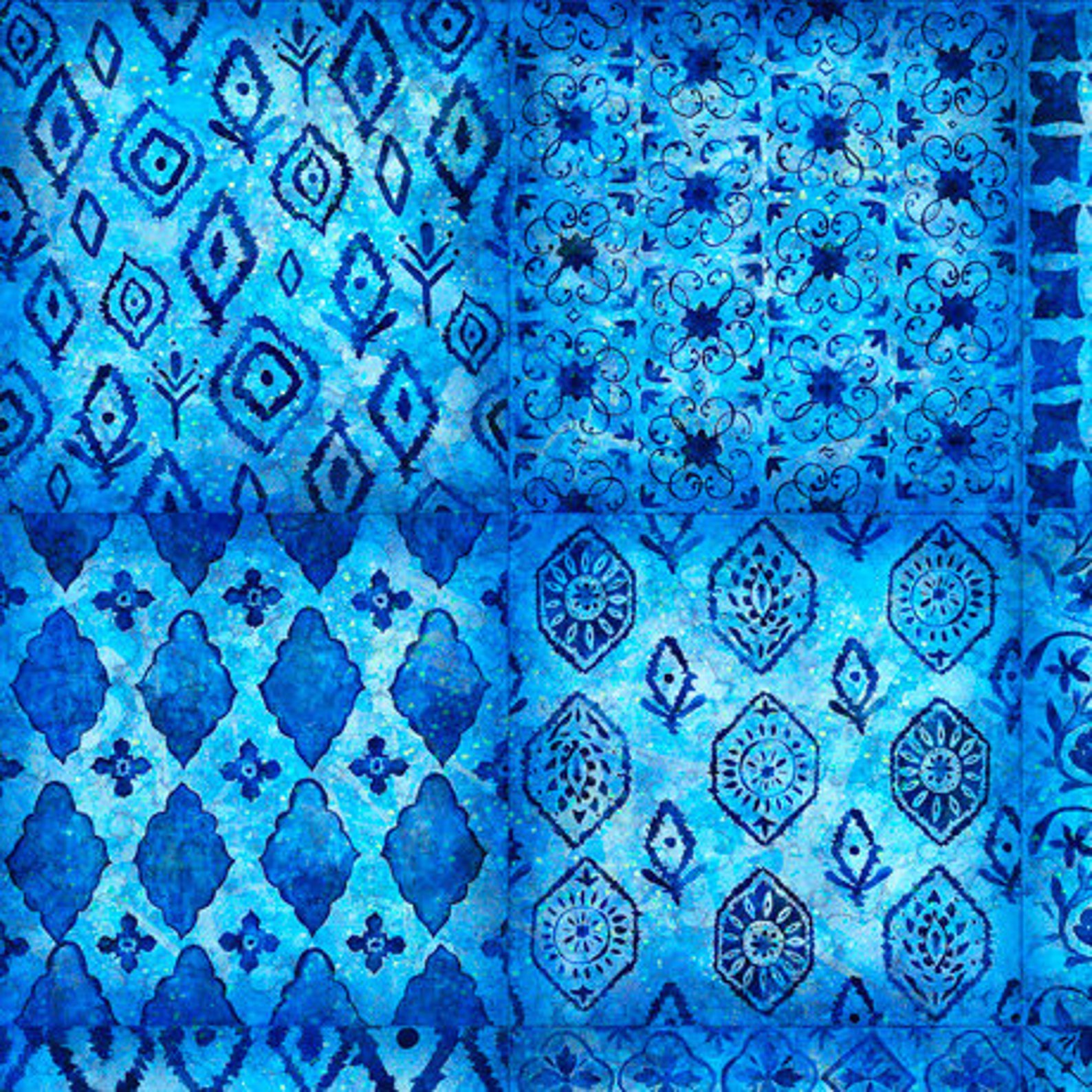 SOIREE TRIANGLE TWIST Quilt Kit Original Quilting Treasures - Etsy