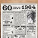 1964 Birthday Poster, Personalized 60th Birthday Poster, Back in 1964 ...