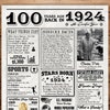 1923 Sign Board, 100th Milestone Birthday Poster, Back in 1923 ...