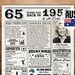 Personalized 95th Anniversary Sign, 95th Birthday Poster, 95 Years Ago ...