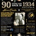 AUSTRALIA 90 Years Ago Poster, Back in 1934, Custom 90th Anniversary ...
