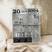 Personalized 2004 Birthday Poster, 20th Birthday Poster, 2004 Fun Facts ...
