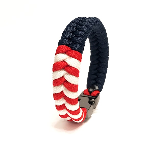 Paracord Usa Bracelet Men - Etsy