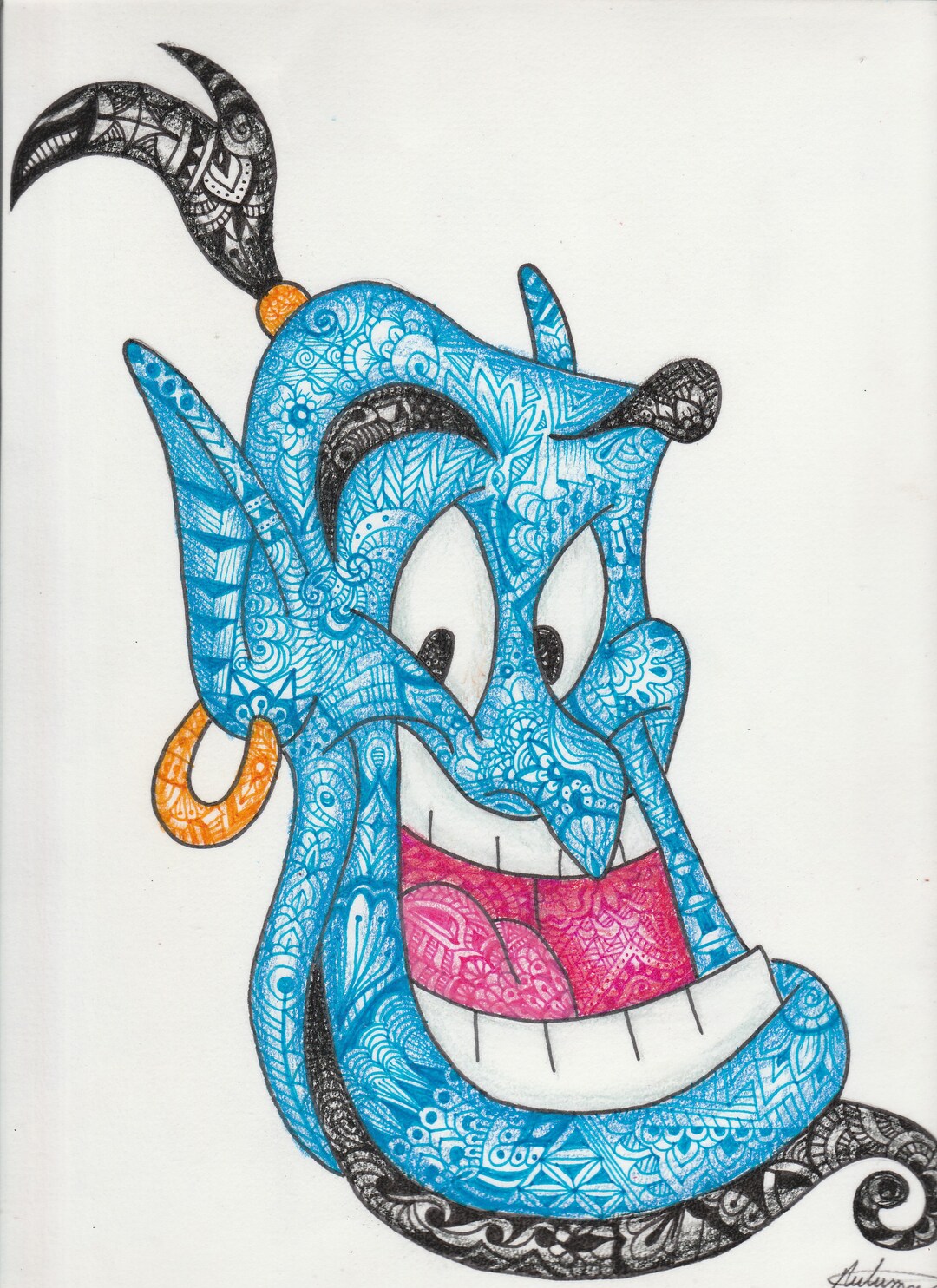 Aladdin Genie Digital Download - Etsy