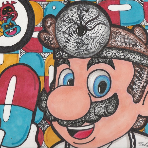 Dr Mario - Etsy