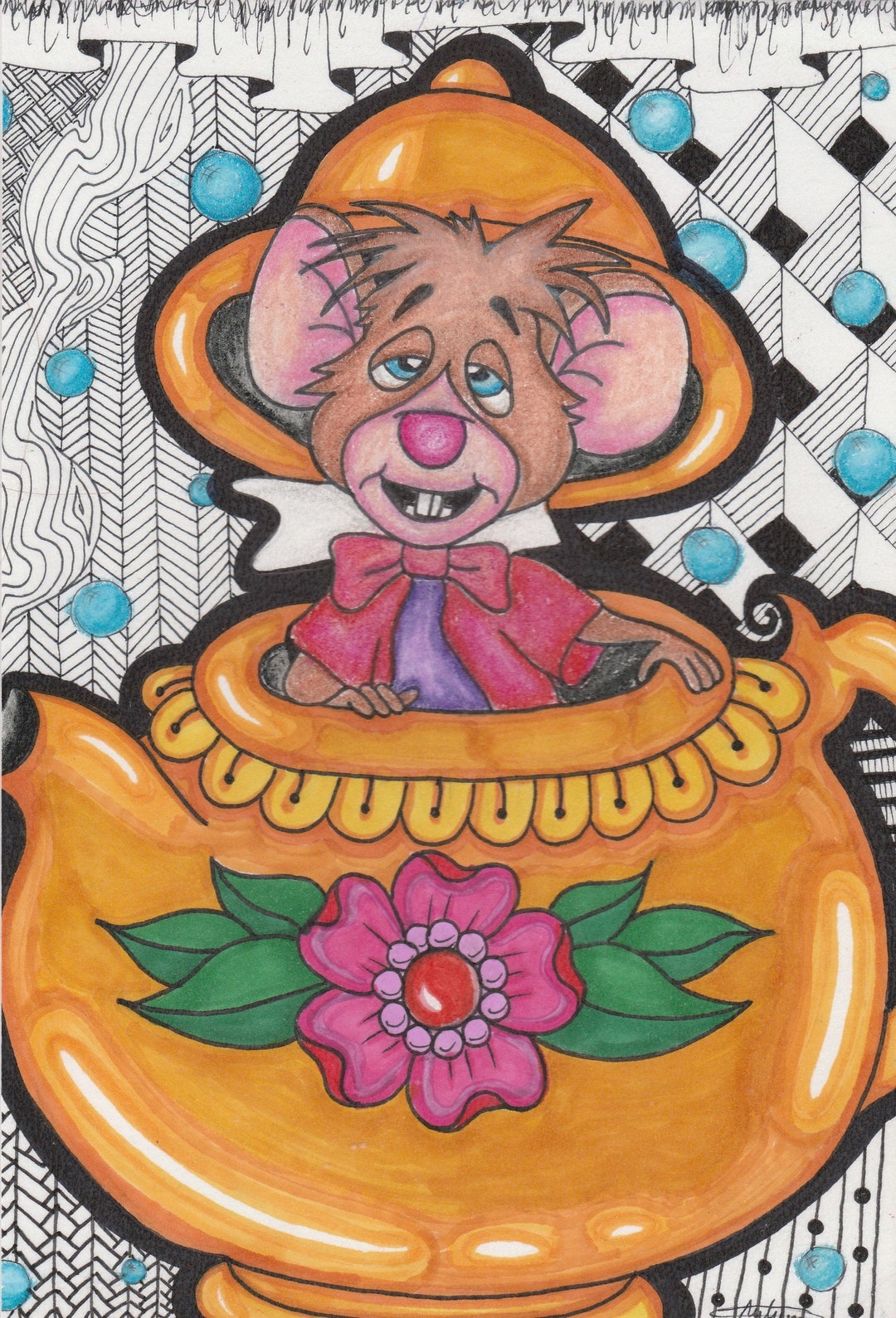 Alice in Wonderland Dormouse Digital Download - Etsy