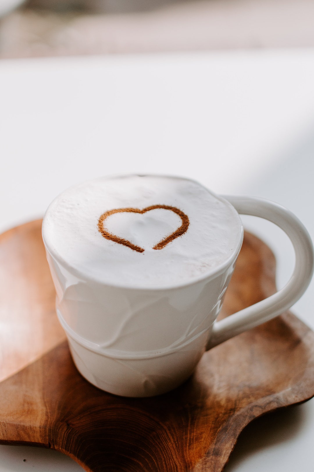 Heart Coffee Stencil Coffee Stencil Valentine's Day - Etsy