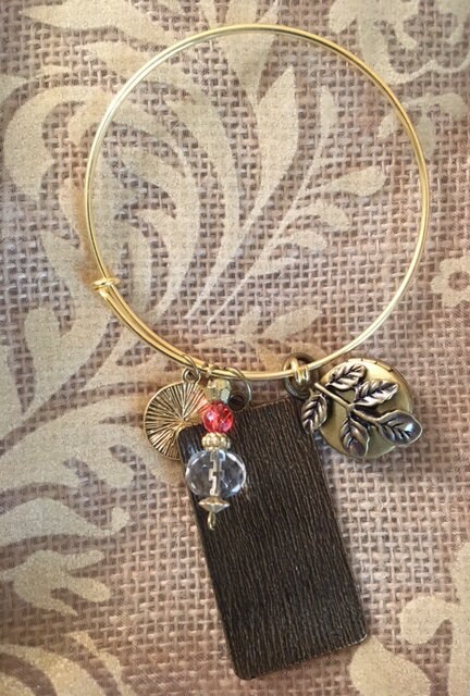 Lovely Lady Expandable Bangle With Beads Charms and Locket - Etsy