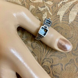 Sterling Silver Prayer Box Ring With Mustard Seed 988 - Etsy