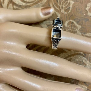 Sterling Silver Prayer Box Ring With Mustard Seed 988 - Etsy