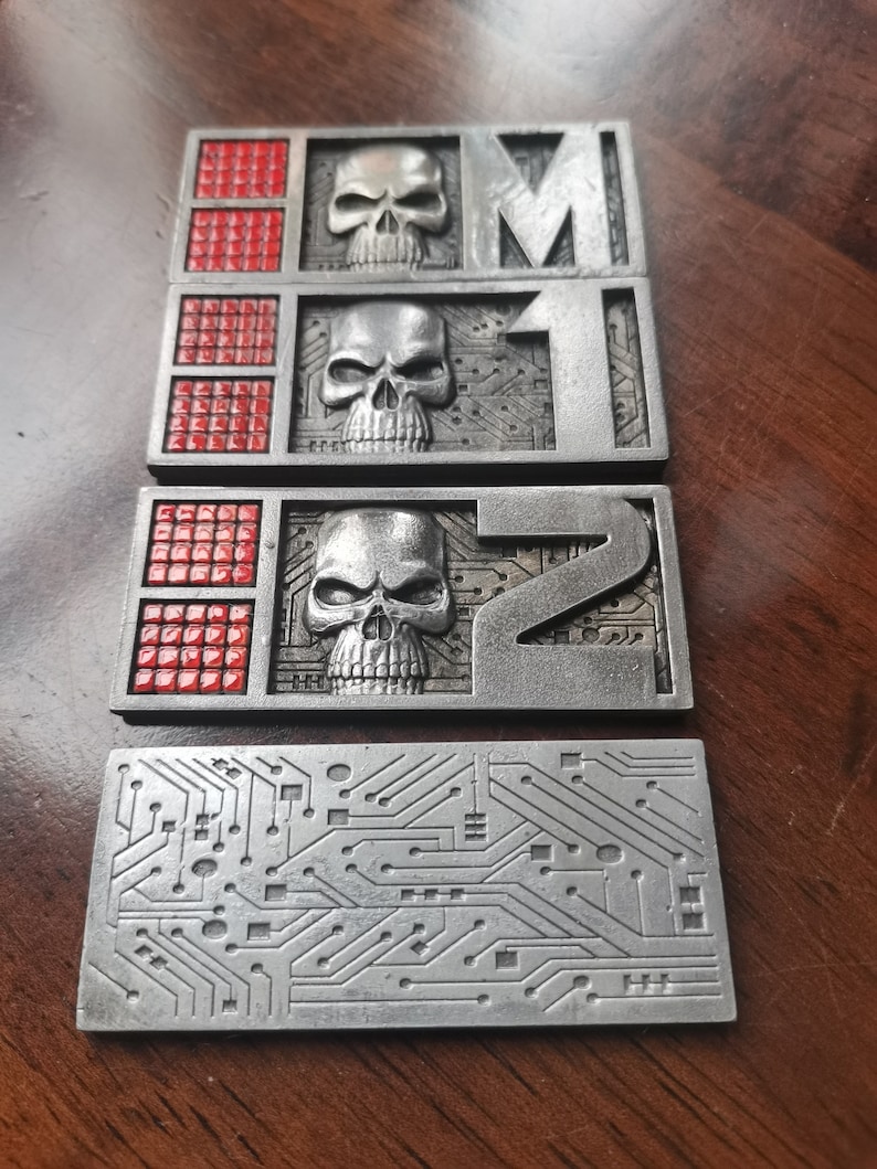 Rogue Trooper Inspired Biochips Individually Hand Finished to a ...