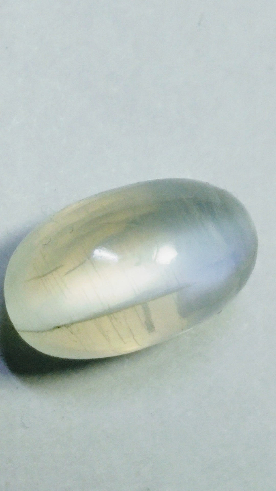 Aesthetic Untreated Natural Mogok Precious Moonstone 3.35 Ct.11. X 6.4 ...
