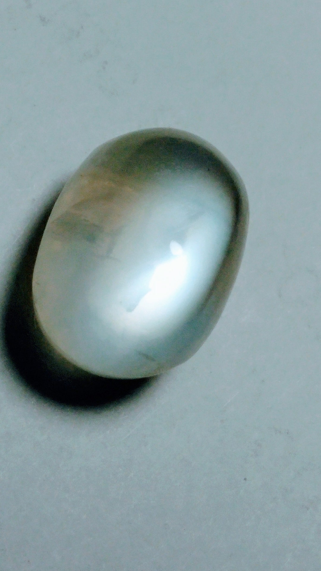 Aesthetic Untreated Natural Mogok Precious Moonstone 4.70 Ct.10.2 X 7.5 ...