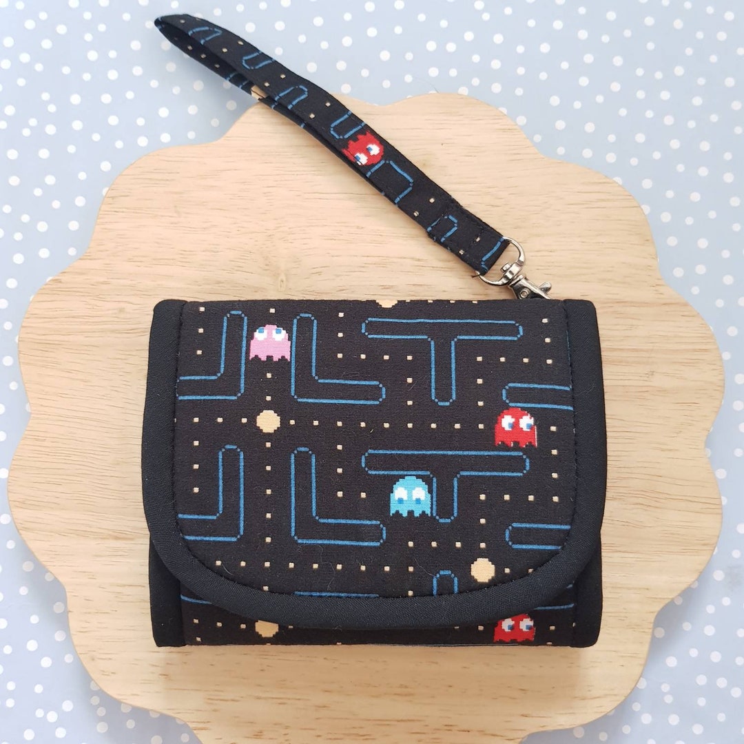 Pacman Fabric Fold Wallet - Etsy