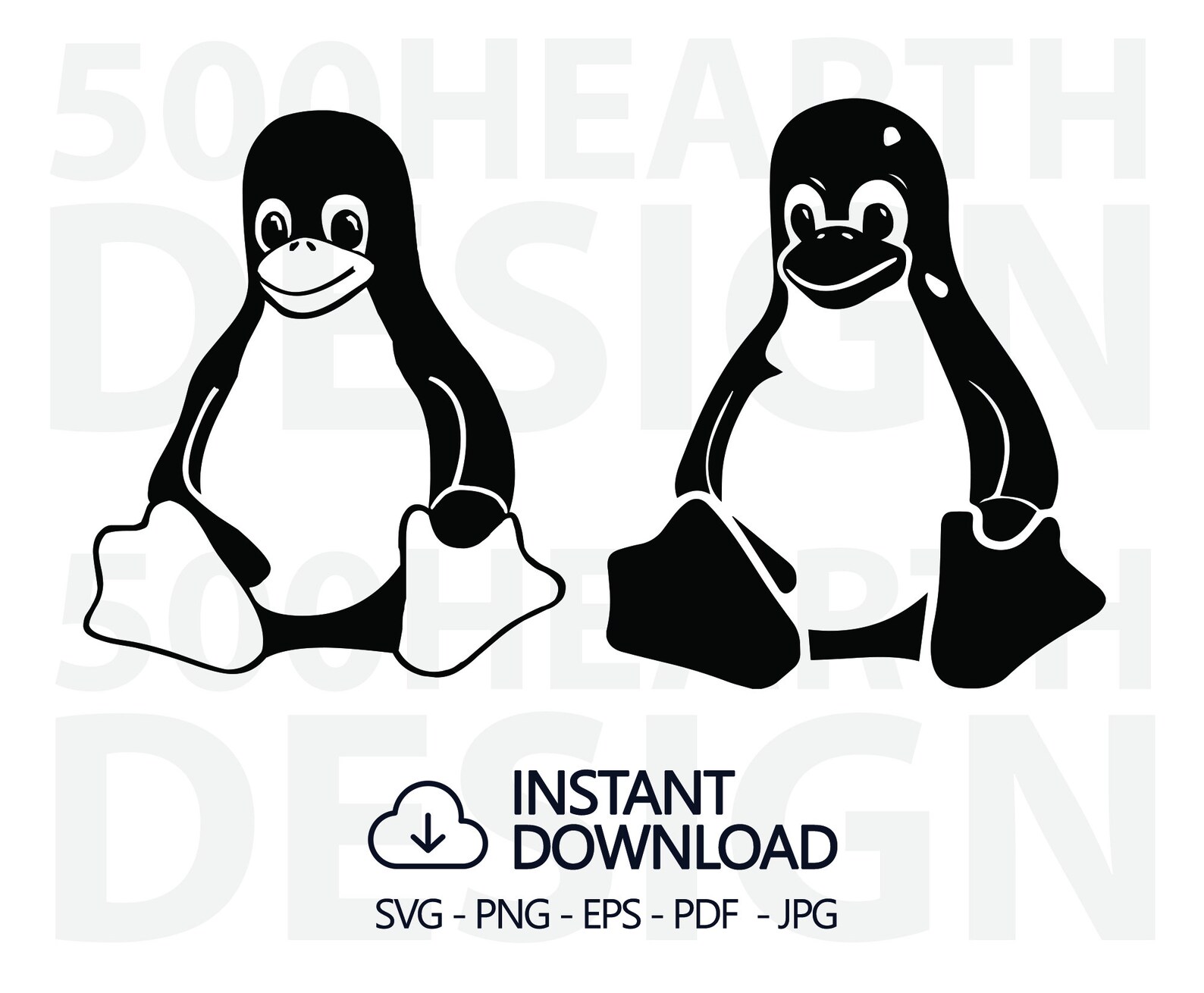 Linux Penguin | Etsy