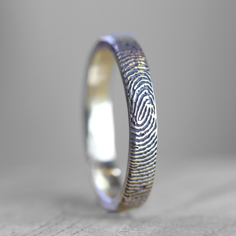 Fingerprint Ring - Etsy