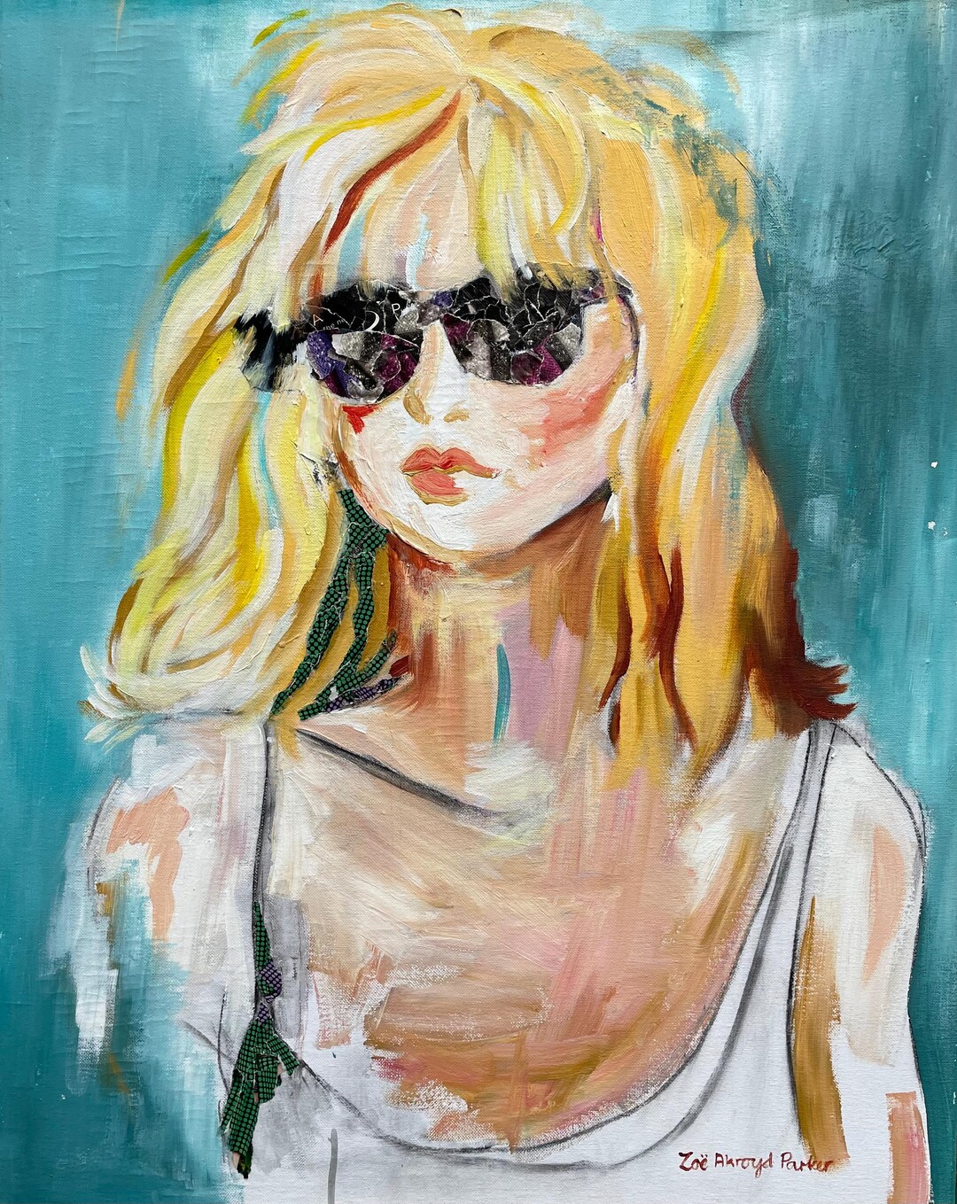 Picture This, Portrait Painting, A4 Giclee Print of My Original ...