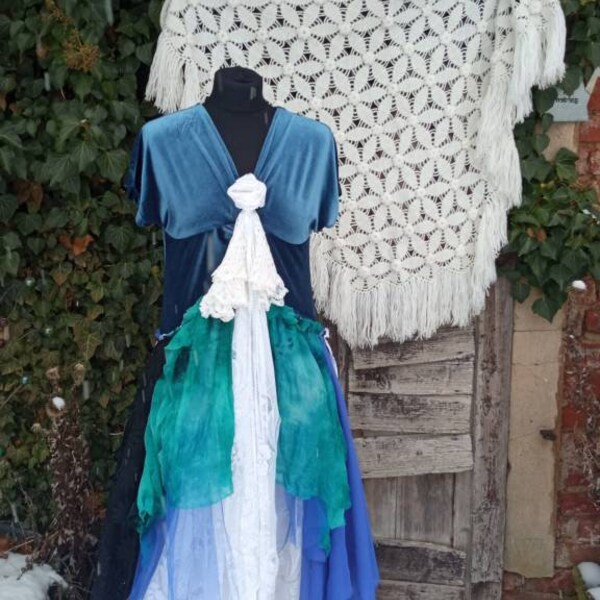 Tattered Lace Dress - Etsy UK