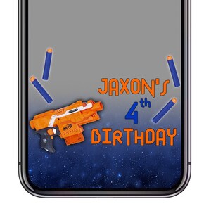 Nerf Birthday Snapchat Filter, Nerf Gun Snapchat Lense, Nerf Bullets ...