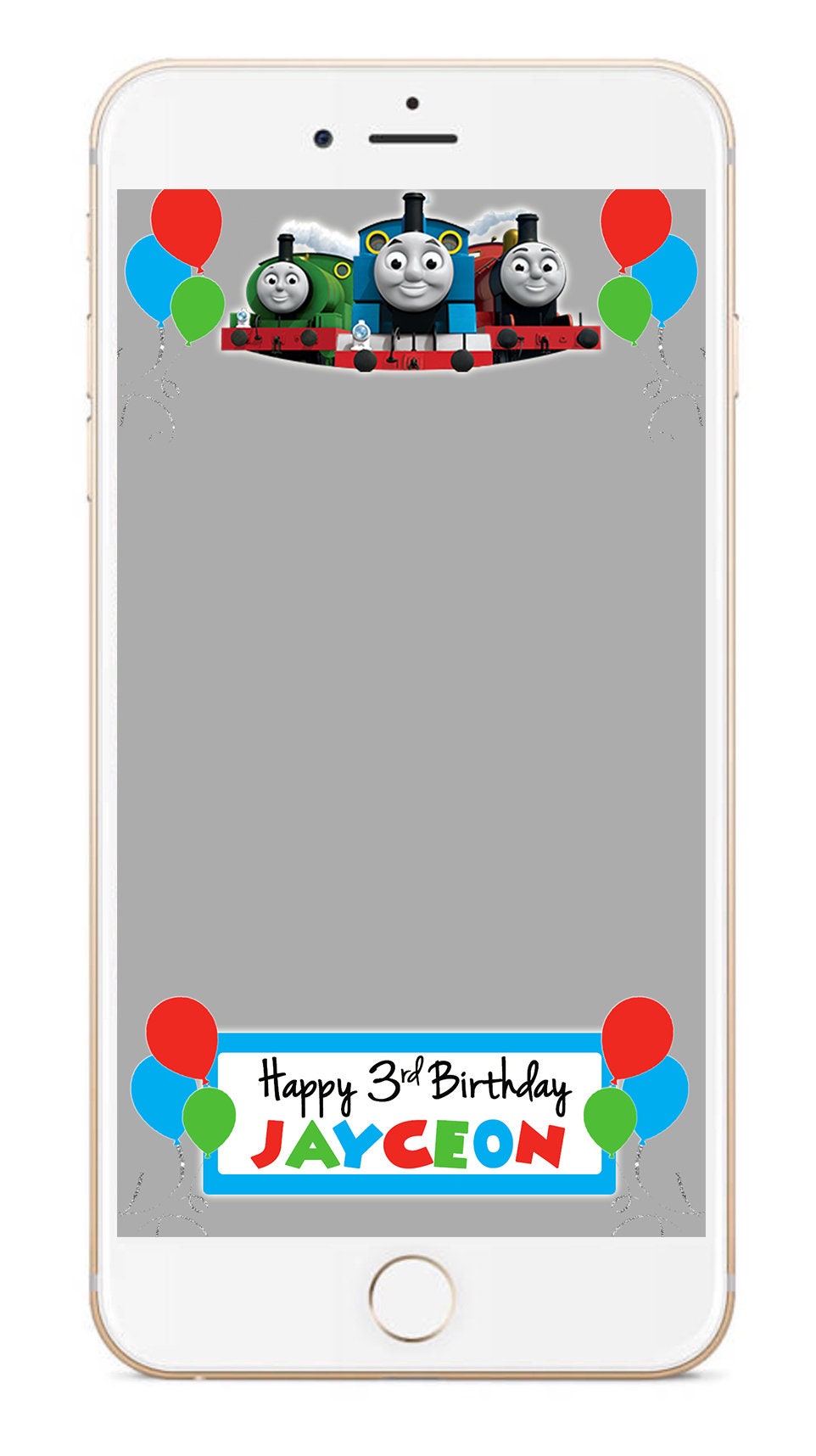 Thomas the Train Birthday Snapchat Filter, Thomas and Friends Geofilter ...