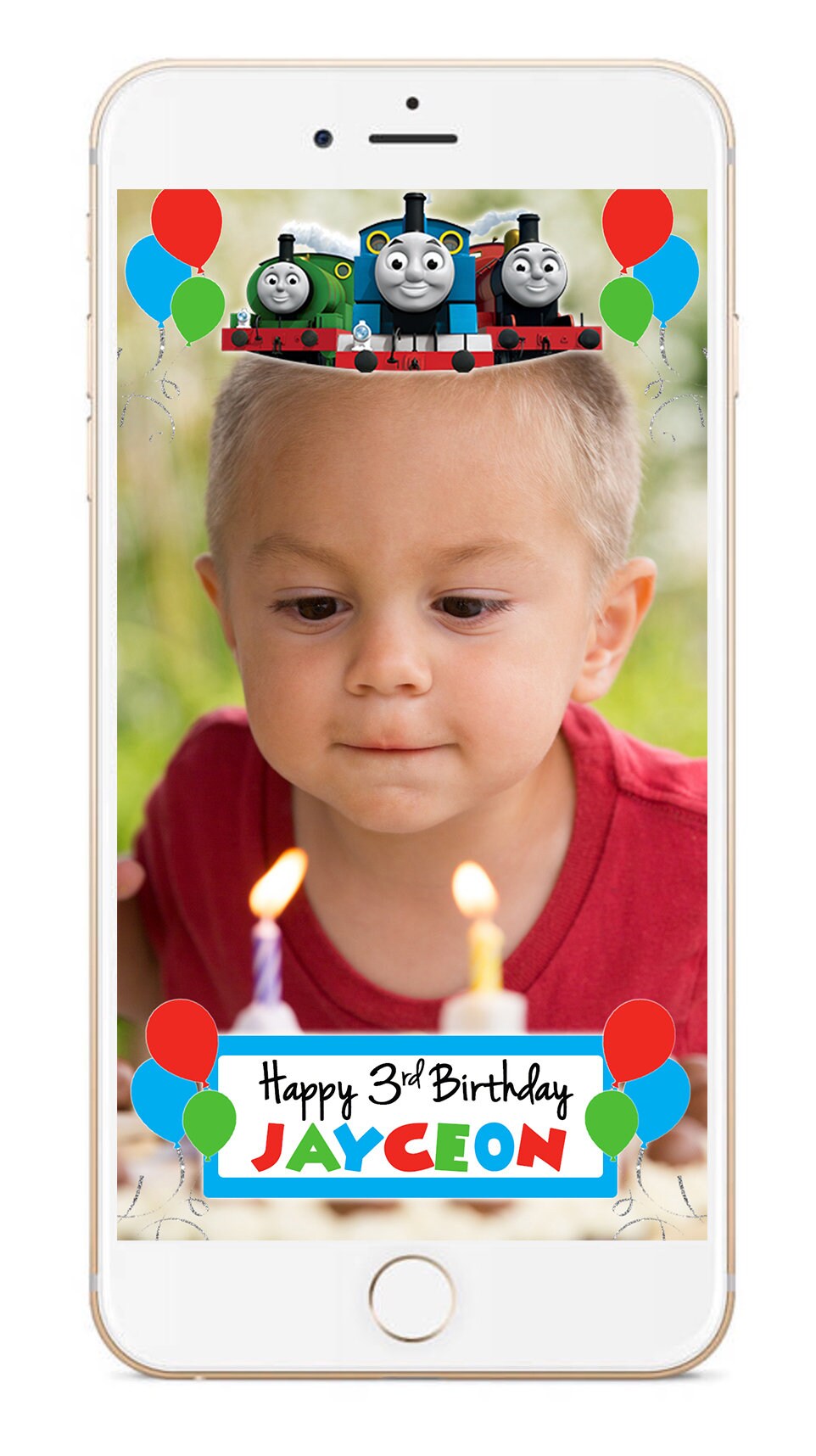 Thomas the Train Birthday Snapchat Filter, Thomas and Friends Geofilter ...