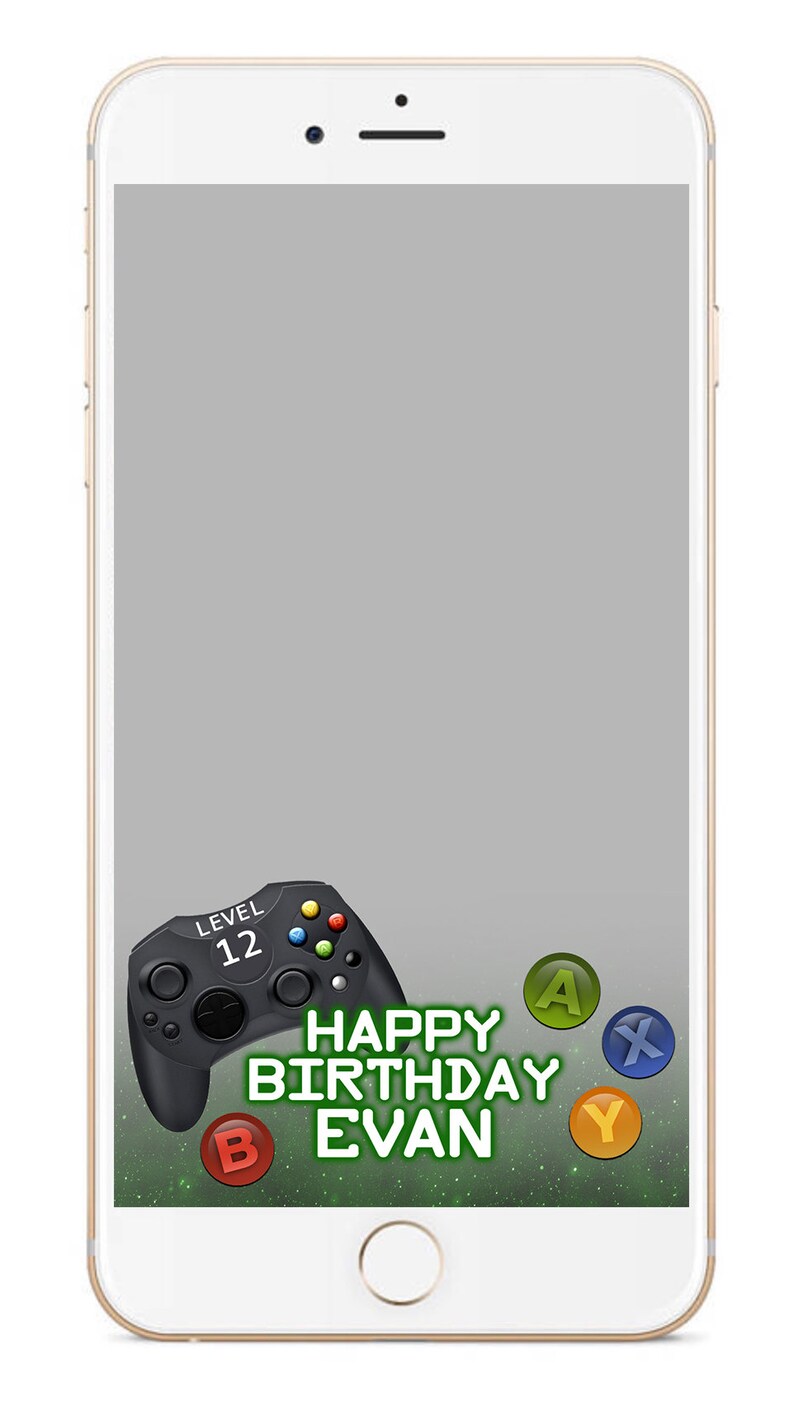 Gamer Snapchat Filter XBOX Geofilter Video Game Filter - Etsy