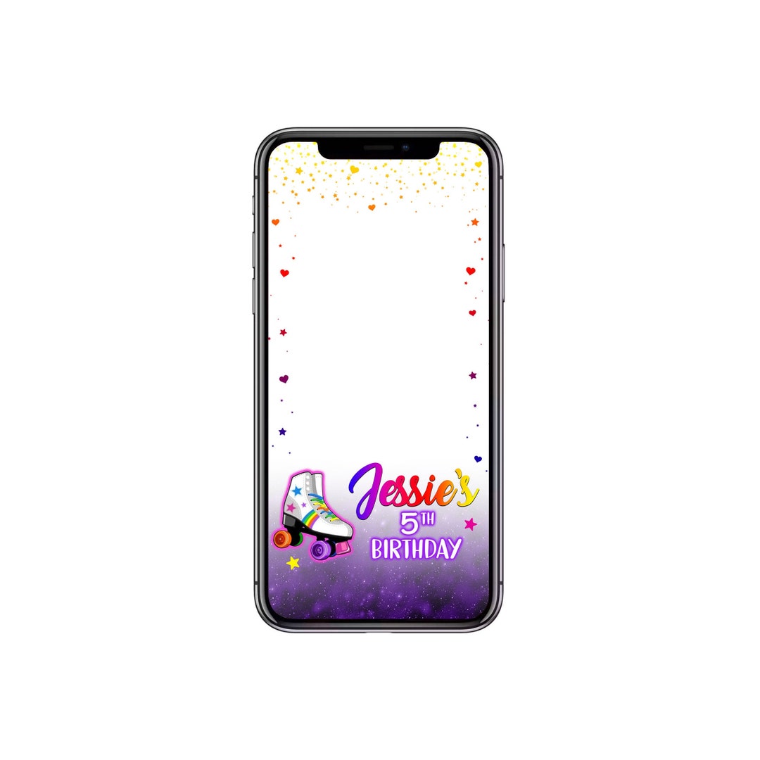 Roller Skate Birthday Snapchat Filter, Roller Skating Snapchat Lense ...
