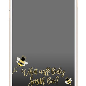 Bee Gender Reveal Snapchat Filter, What Will Baby Bee Snapchat Lense ...