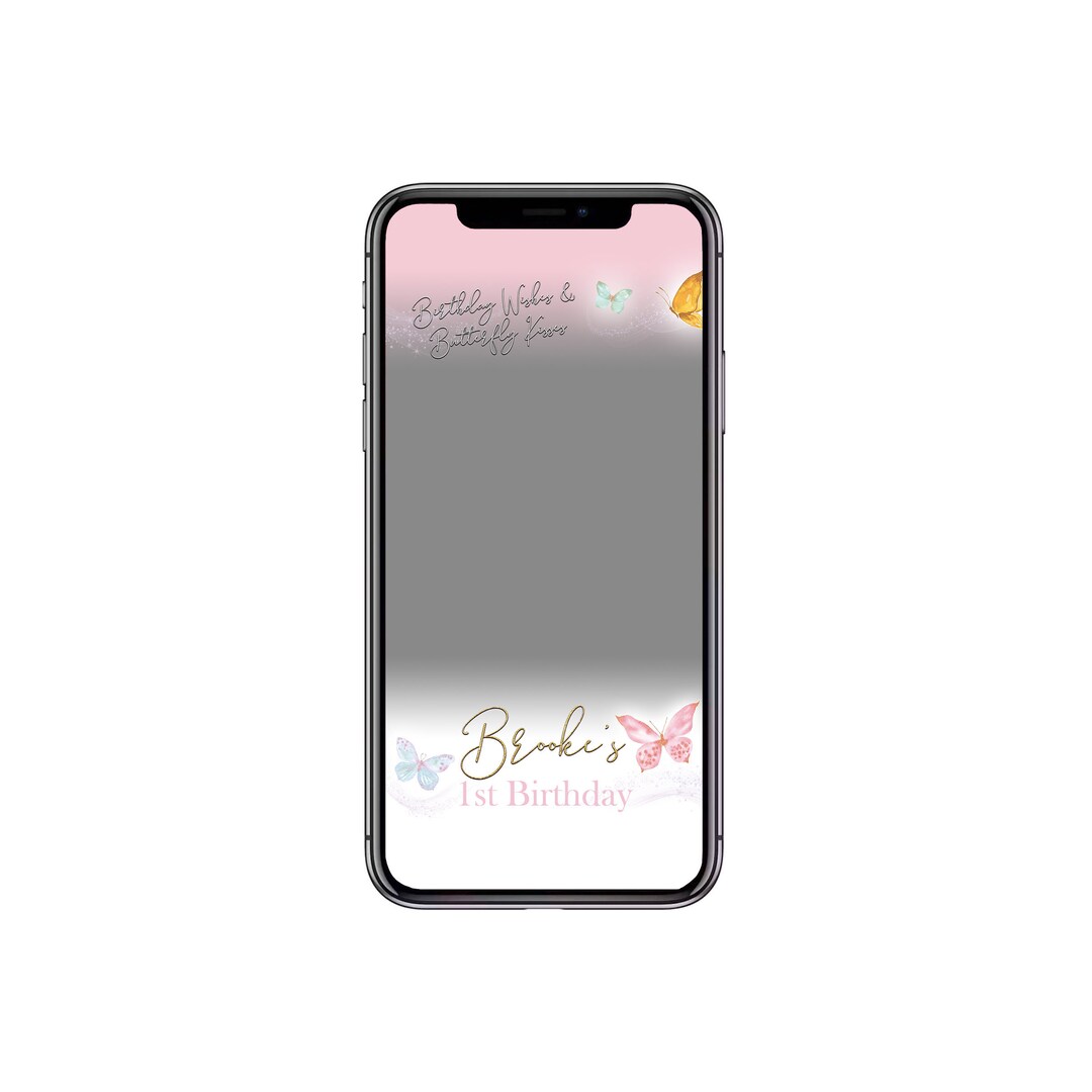Butterfly Snapchat Filter Butterfly Birthday Snapchat Lense - Etsy ...