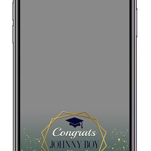 Graduation Snapchat Filter, Geometric Design Filter, Custom Graduation ...