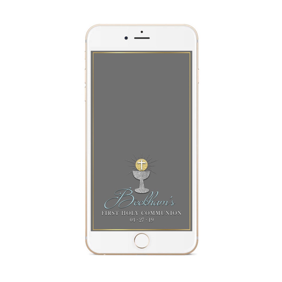 First Communion Snapchat Filter, 1st Communion Geofilter, 1st Holy ...