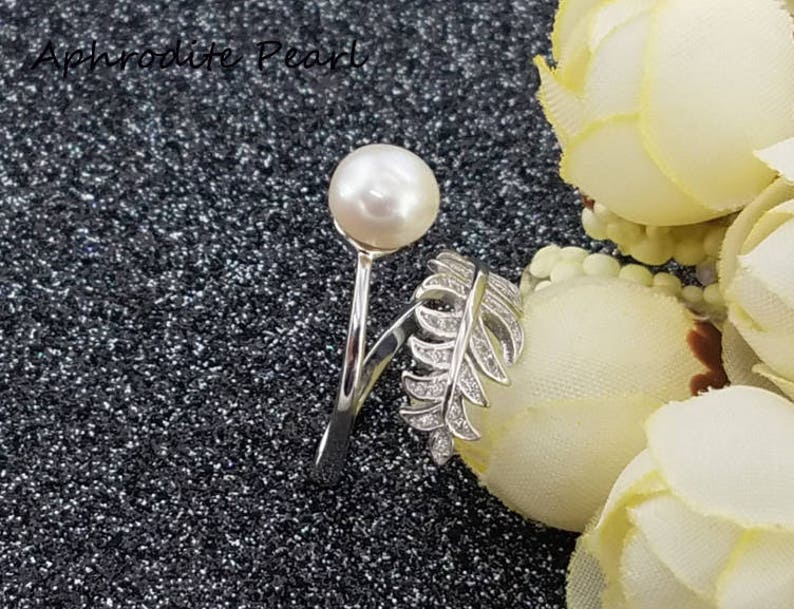 Zircon Sterling Silver Ring Setting Adjustable Ring Mounting | Etsy