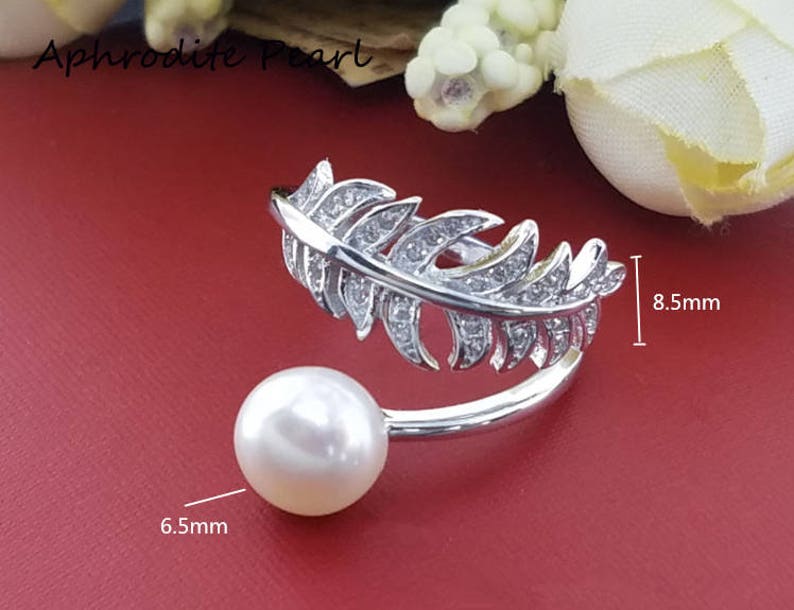 Zircon Sterling Silver Ring Setting Adjustable Ring Mounting | Etsy