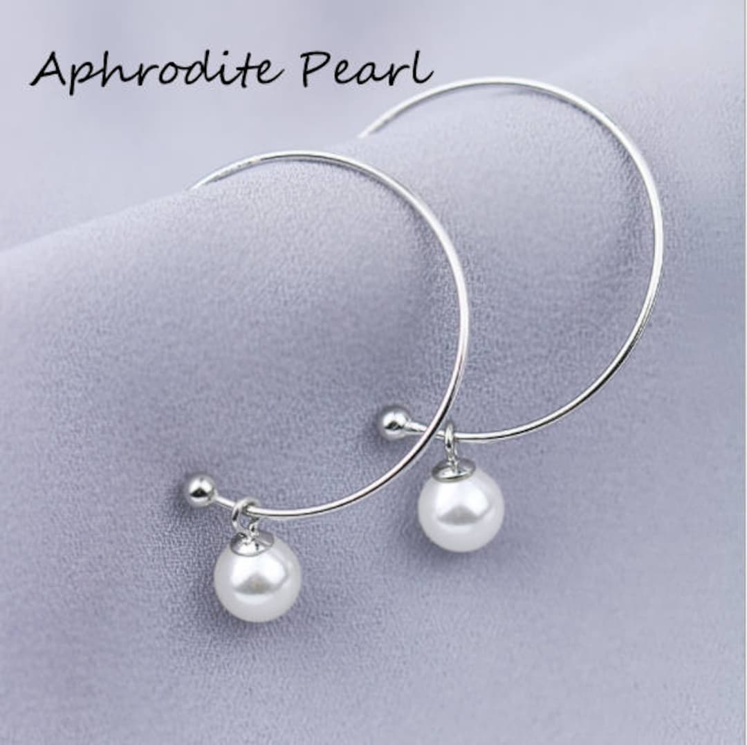 925 Silver Earring Mounting Earring Setting for Pearl and - Etsy