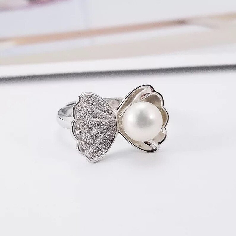 Adjustable Solid Sterling Silver Ring Setting Ring Mounting - Etsy