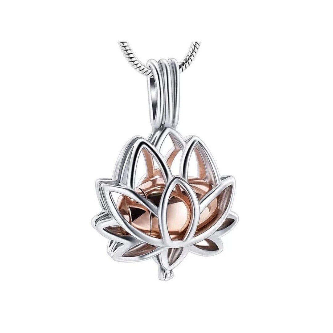 925 Solid Sterling Silver Pearl Cage Pendant Mounting, Lotus Pendant ...