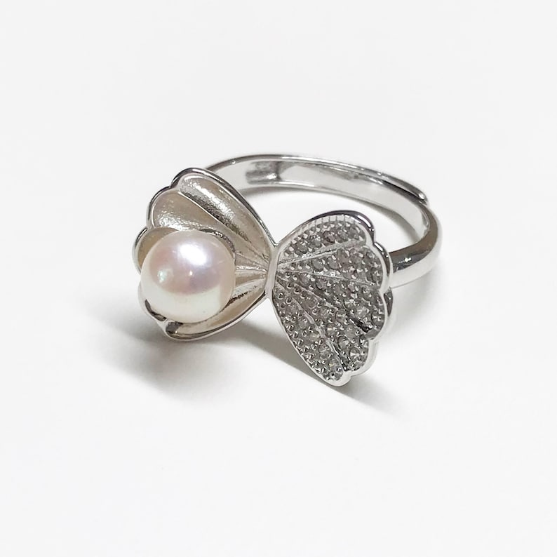 Adjustable Solid Sterling Silver Ring Setting Ring Mounting - Etsy