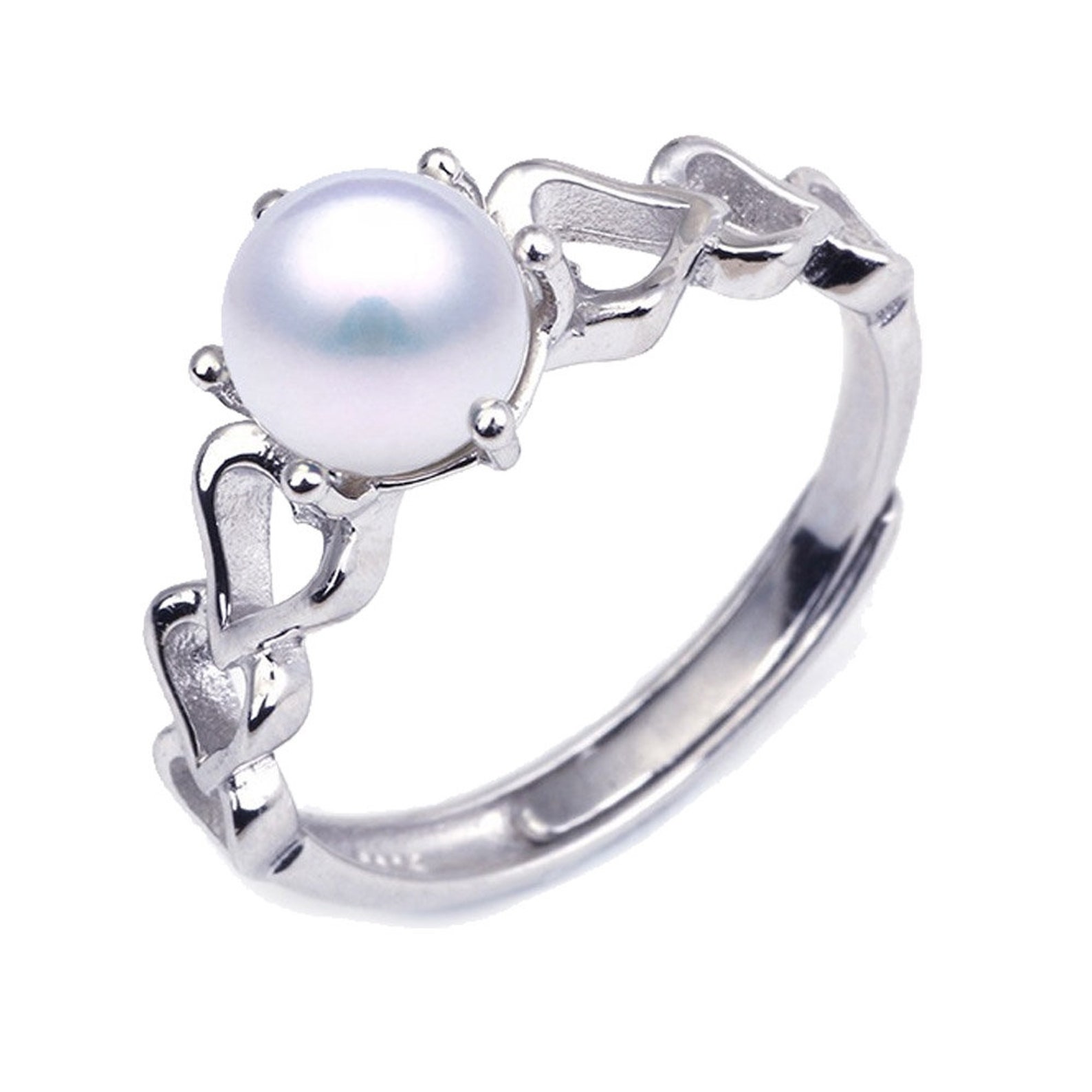 1 Pc Solid Sterling Silver Ring Setting Ring Mounting Without - Etsy