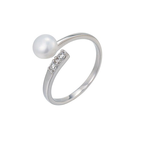 Adjustable 925 Sterling Silver Ring Setting for Pearl or Gems - Etsy