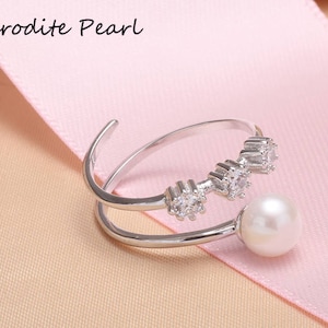 S925 Sterling Silver Ring Setting, Adjustable Double Ring Mounting ...