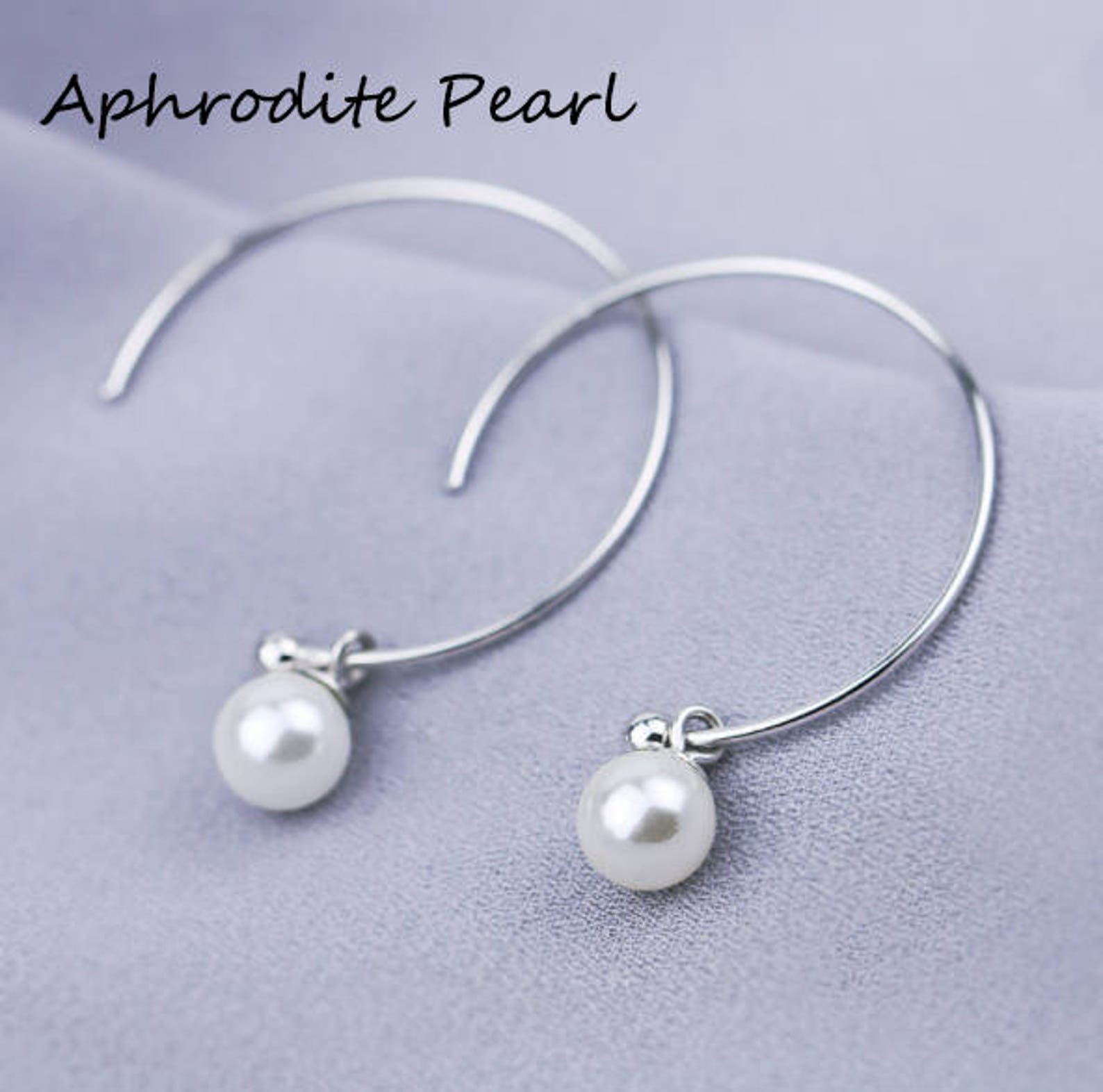 925 Silver Earring Mounting Earring Setting for Pearl and | Etsy