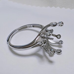 1 Pc Solid Sterling Silver Ring Setting, Ring Mounting, Ring Blank ...
