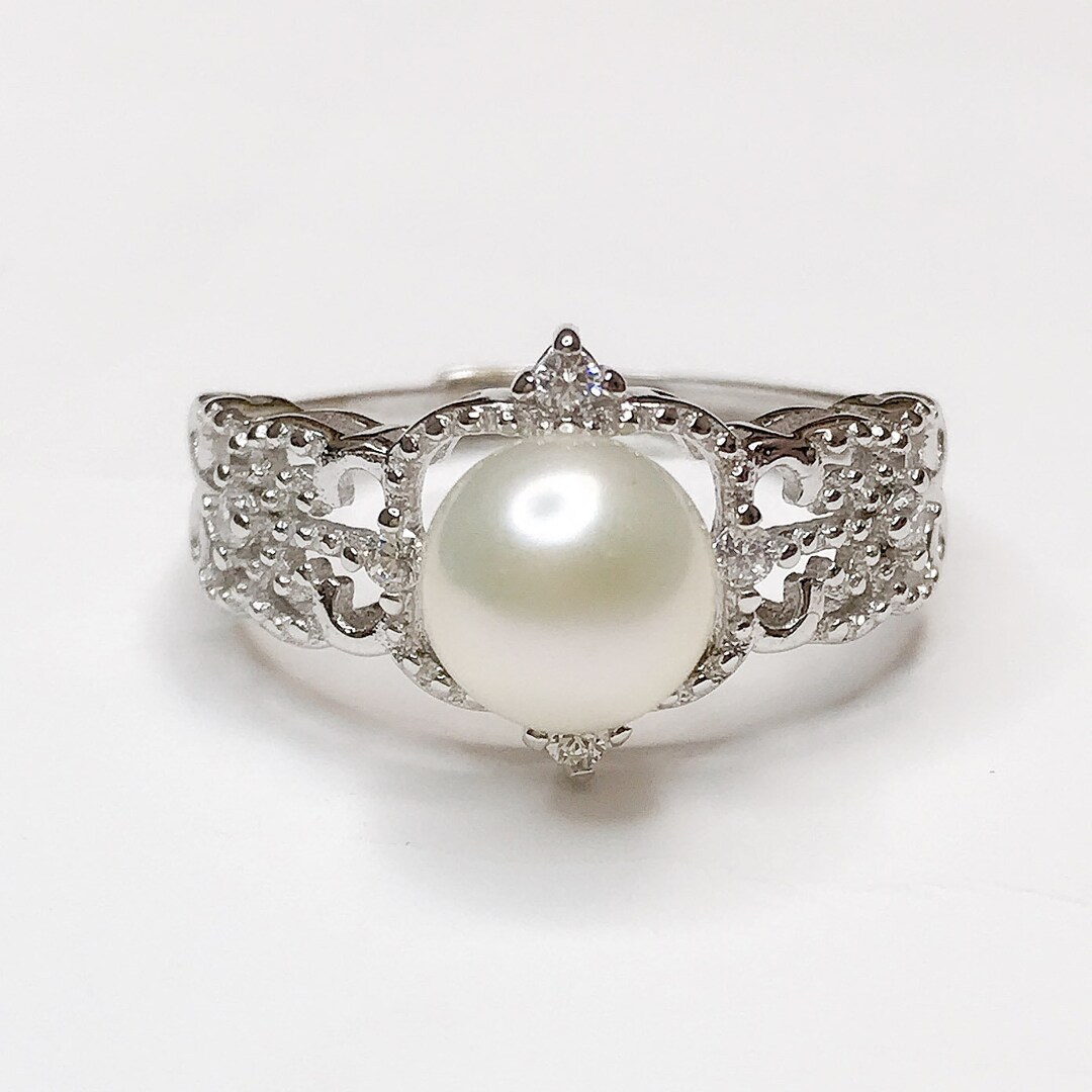 Adjustable Zircon Solid Sterling Silver Ring Setting Vintage - Etsy