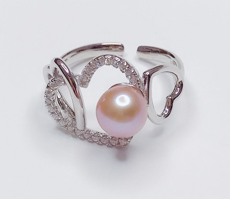 S925 Solid Sterling Silver Ring Setting Adjustable Double - Etsy