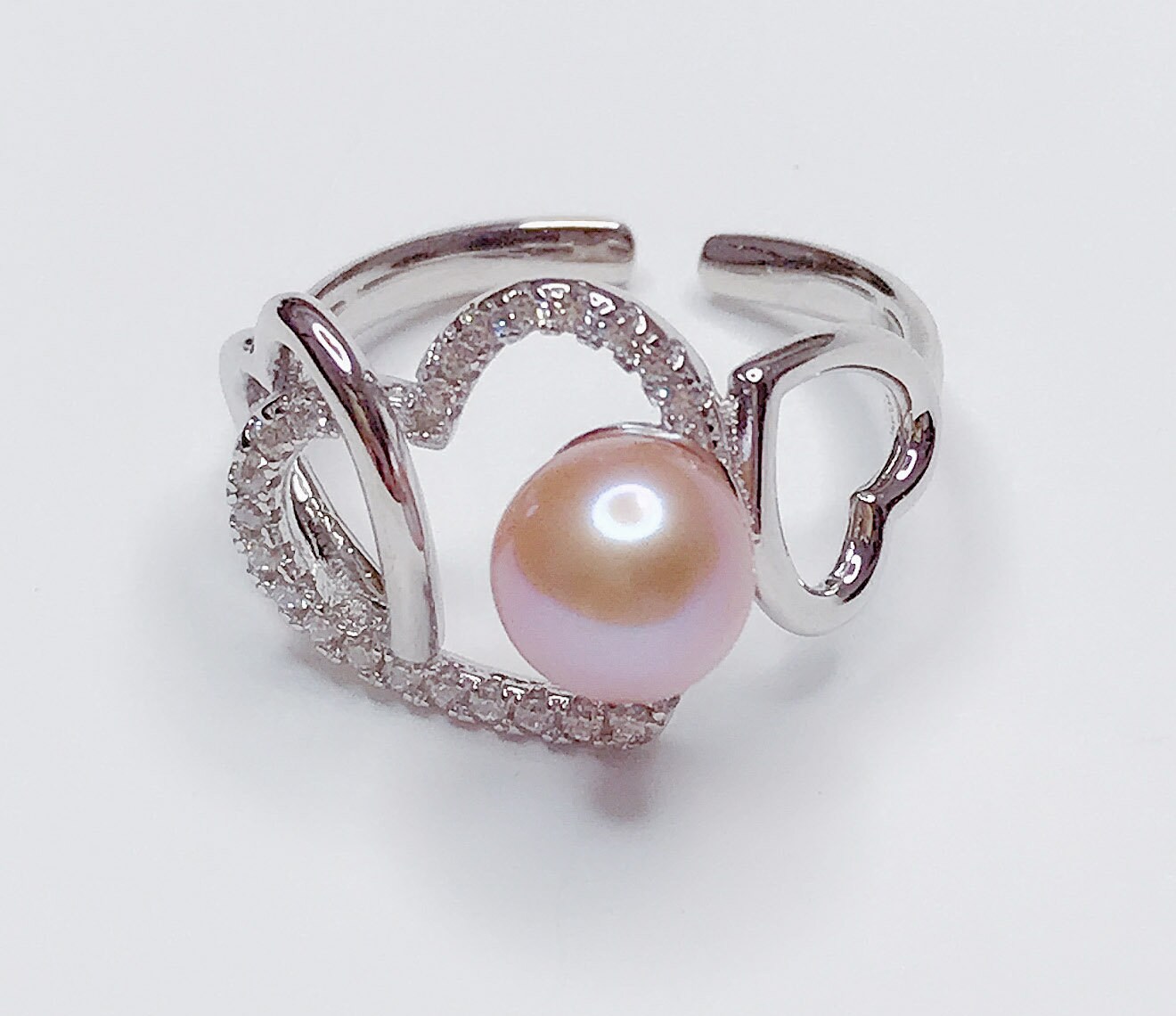 S925 Solid Sterling Silver Ring Setting Adjustable Double - Etsy