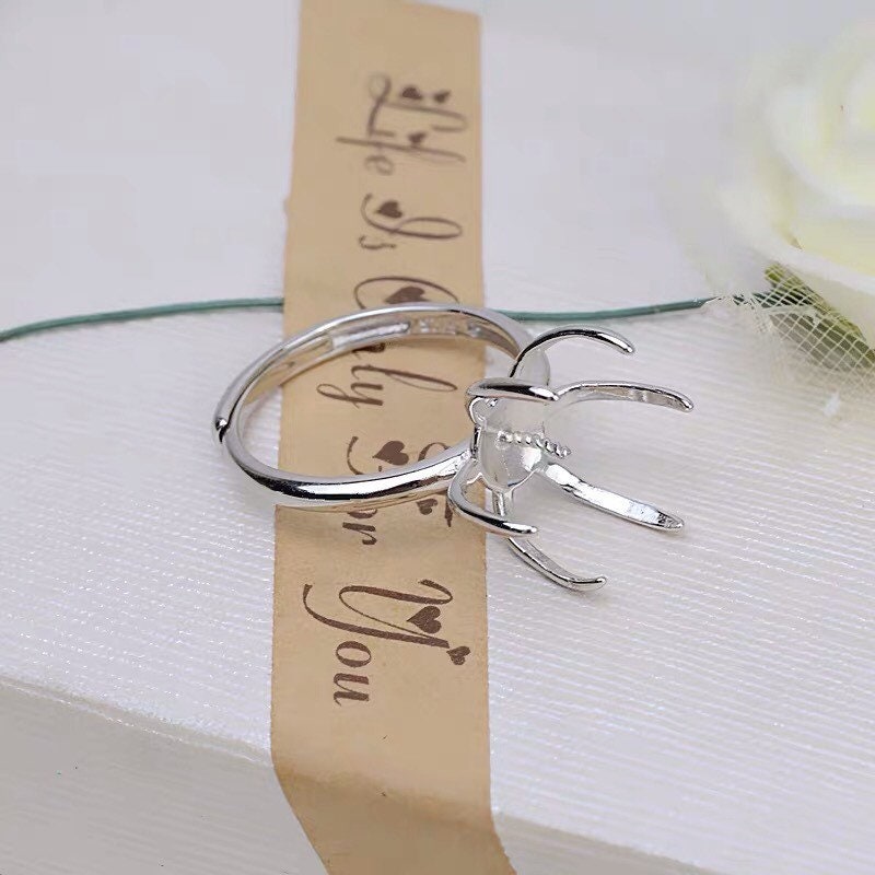 Adjustable Solid Sterling Silver With 18k Gold Plated Ring - Etsy